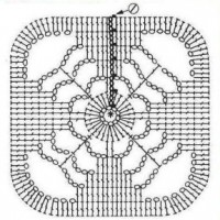 Crochet Square X Shape ⋆ Crochet Kingdom