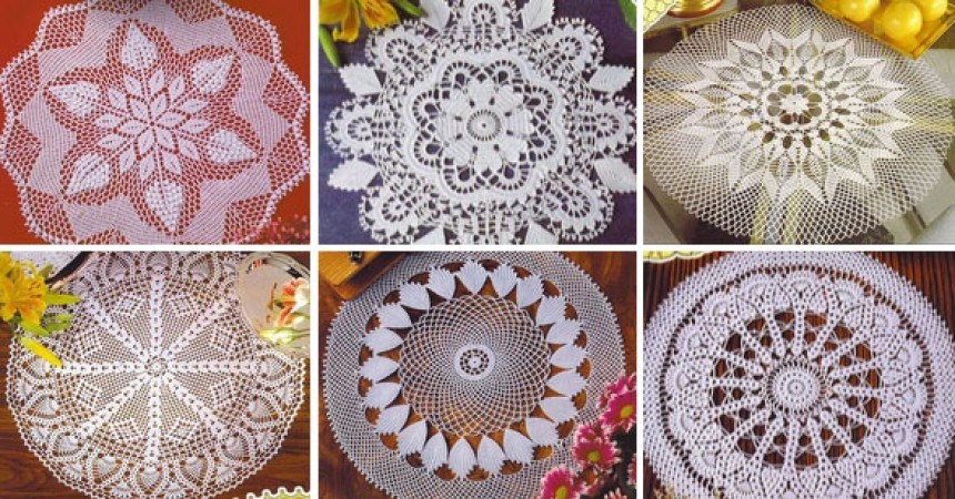 6 Beautiful Round Lace Doily Patterns ⋆ Crochet Kingdom