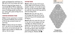 Triangle Doily Crochet Pattern ⋆ Crochet Kingdom