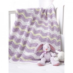 Wavy Ripple Baby Blanket ⋆ Crochet Kingdom