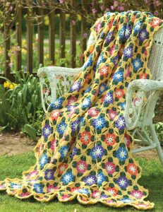Sunny Day Flowers Free Crochet Pattern ⋆ Crochet Kingdom