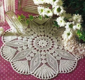 Star Doily Crochet pattern diagram ⋆ Crochet Kingdom