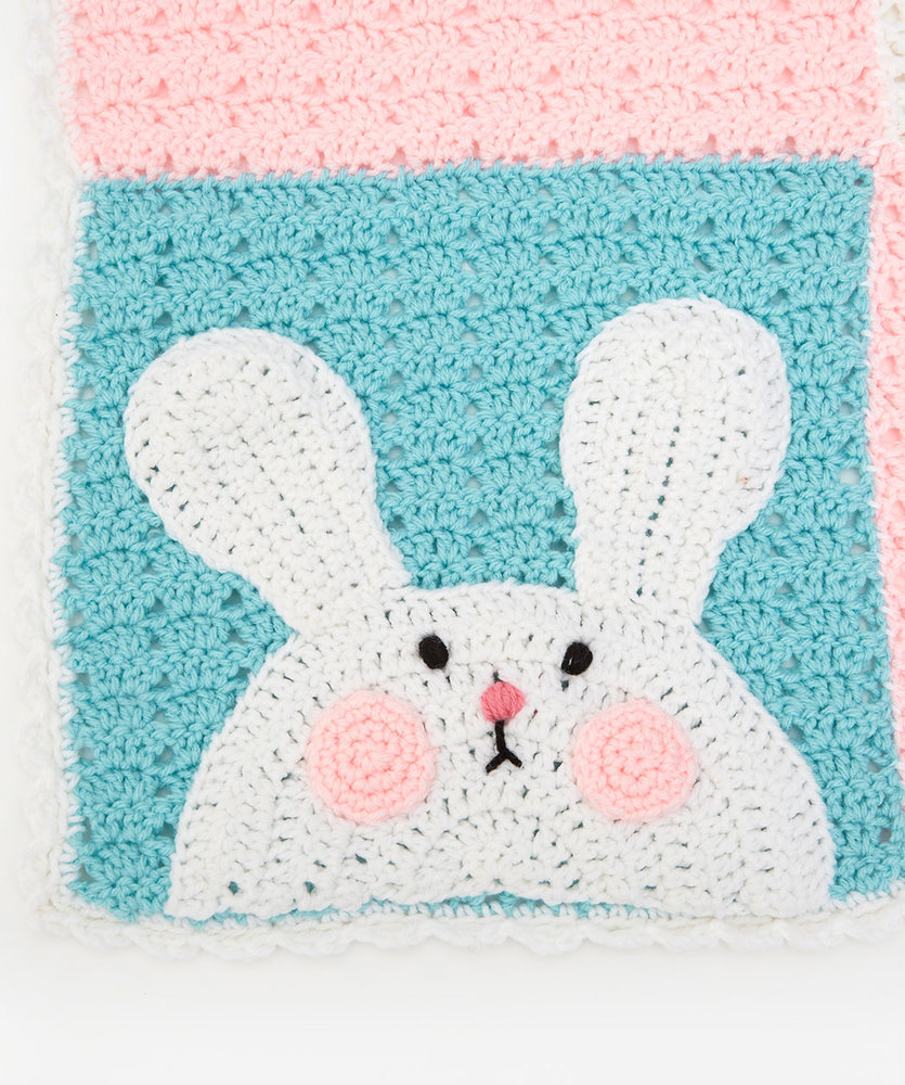 Luv My Bunny Blanket Free Crochet Pattern ⋆ Crochet Kingdom