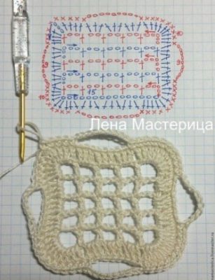 Grid Crochet Square Pattern ⋆ Crochet Kingdom