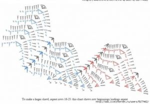 Crochet Shawl Pattern Diagrams ⋆ Crochet Kingdom