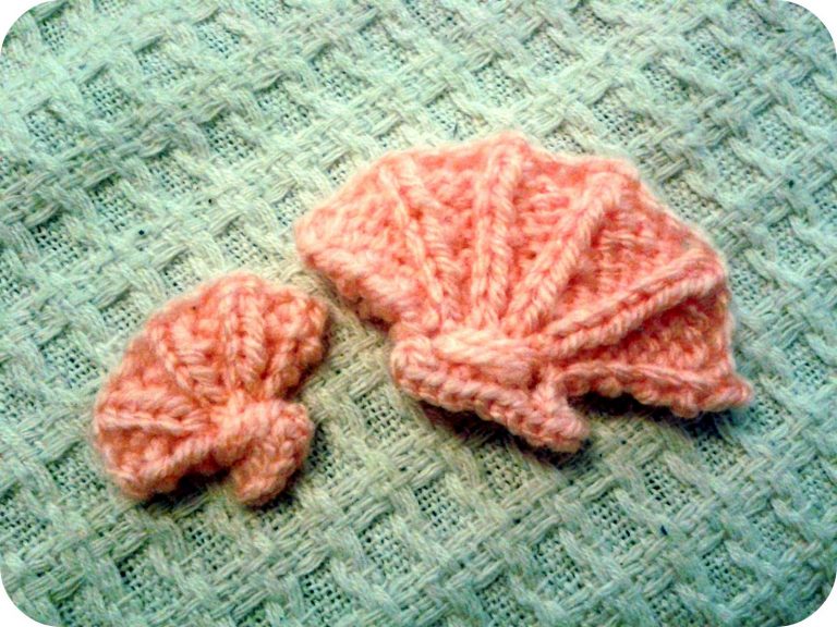Crochet Sea Motifs - Shells, Starfish and Coral ⋆ Crochet Kingdom