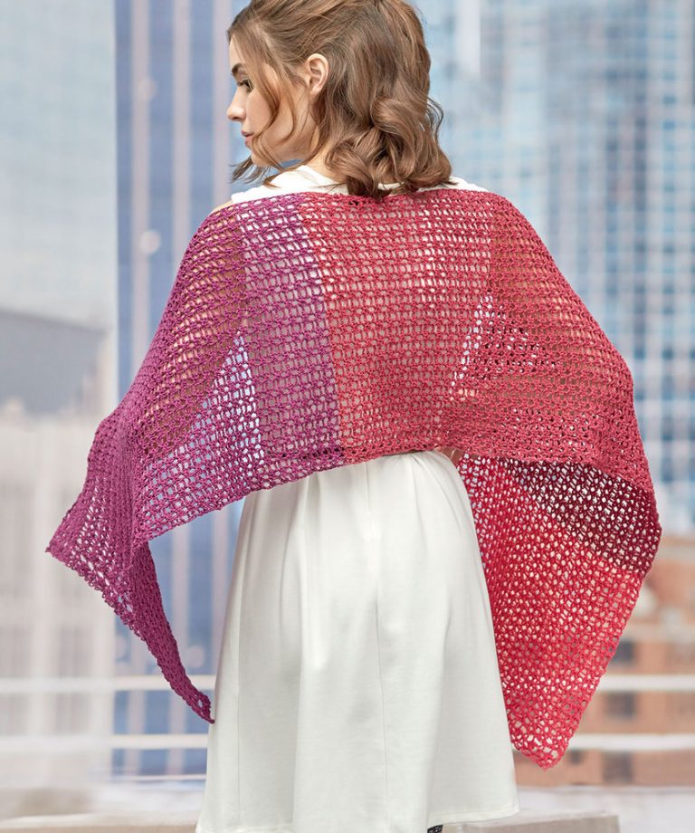 Free Crochet Pattern for a Delicate Romance Shawl ⋆ Crochet Kingdom