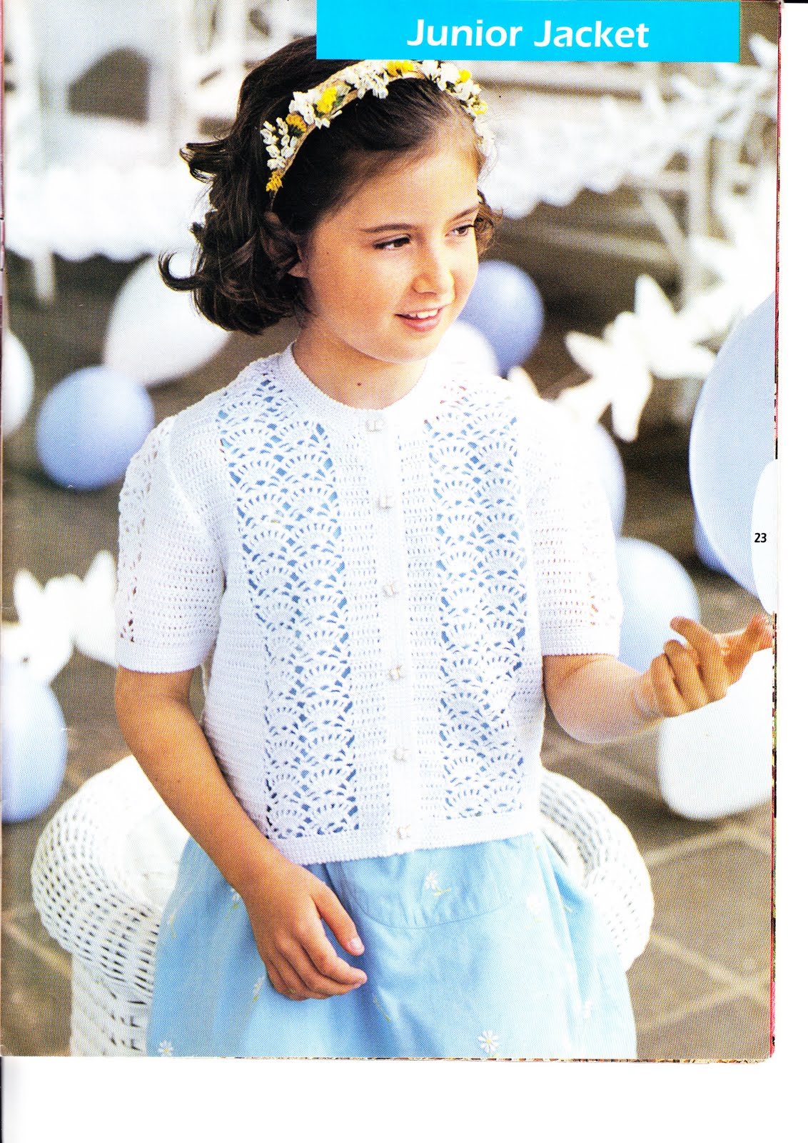 Crochet Pattern for a Girls Crochet Jacket ⋆ Crochet Kingdom