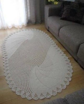 Crochet oval rug diagram pattern ⋆ Crochet Kingdom