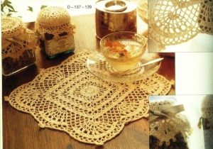 Square crochet doily patterns with diagrams ⋆ Crochet Kingdom