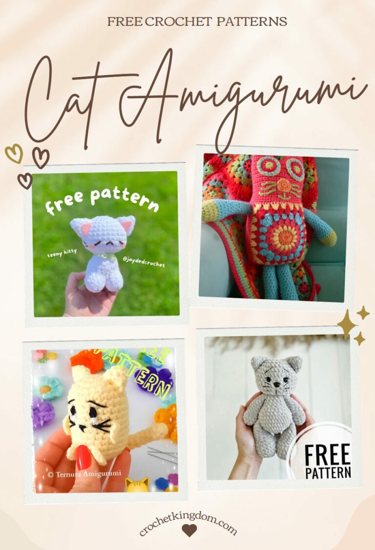 Free Crochet Cat Patterns ⋆ Crochet Kingdom