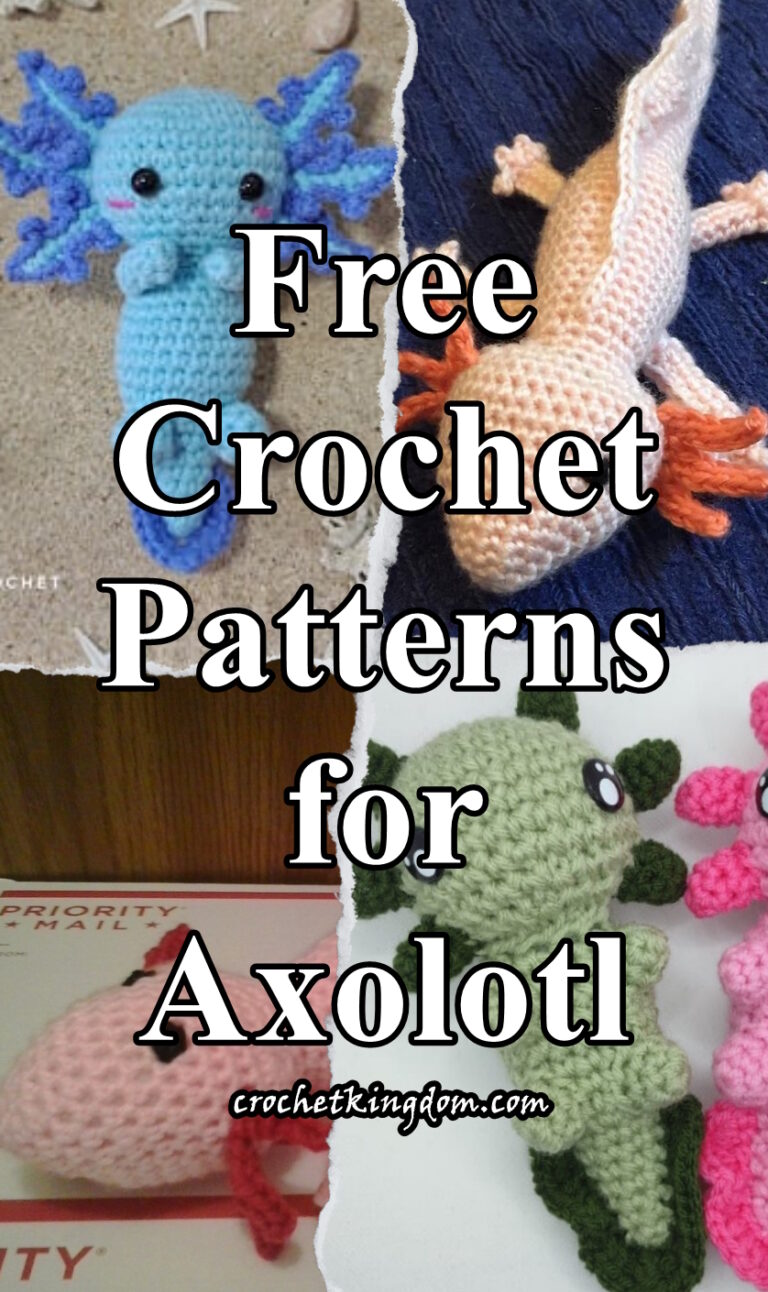 Free Crochet Patterns for Axolotl ⋆ Crochet Kingdom