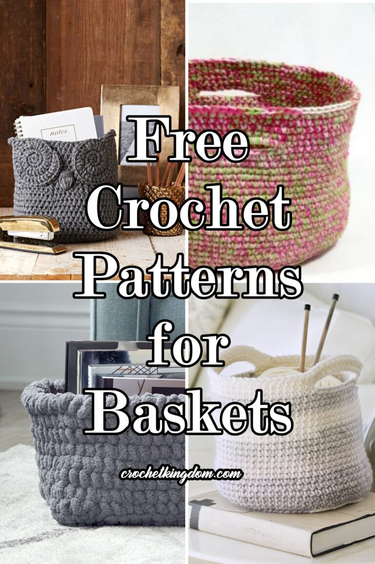 Free Crochet Patterns for Baskets - Handy, Beautiful, and Easy!