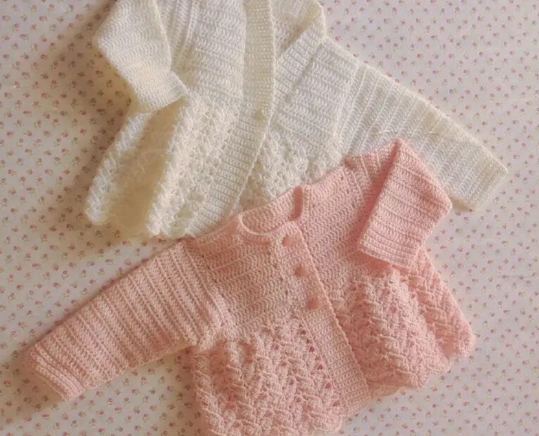 Vintage Baby Matinee Jacket Crochet Pattern ⋆ Crochet Kingdom