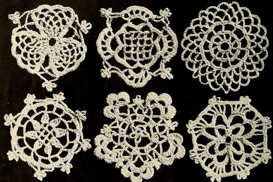 6 Free Vintage Lace Crochet Coaster Patterns ⋆ Crochet Kingdom