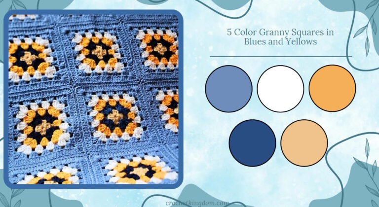 Granny Square Blanket Color Ideas ⋆ Crochet Kingdom
