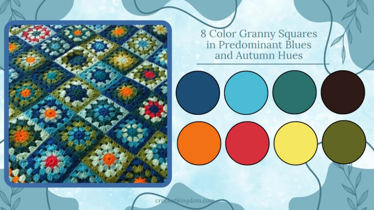 Granny Square Blanket Color Ideas ⋆ Crochet Kingdom