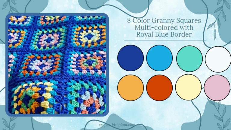 Granny Square Blanket Color Ideas ⋆ Crochet Kingdom