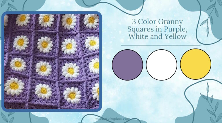 Granny Square Blanket Color Ideas ⋆ Crochet Kingdom