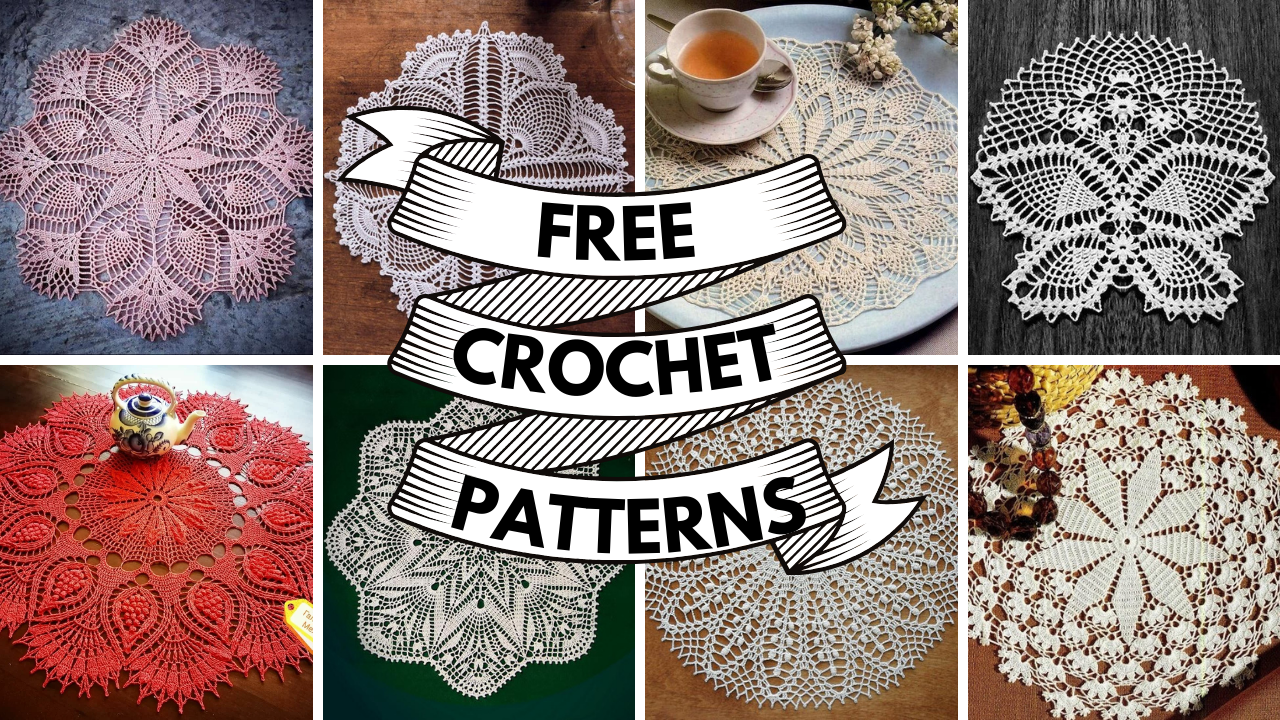 11 Free Crochet Doily Patterns with Diagrams ⋆ Crochet Kingdom