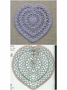Free Crochet Heart Patterns with Diagrams ⋆ Crochet Kingdom