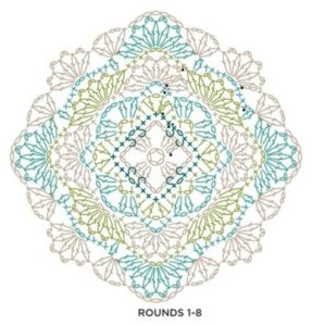 Free Crochet Octagon Diagram ⋆ Crochet Kingdom