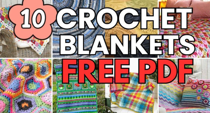 10 Unique Crochet Blanket Patterns with Free PDF Downloads ⋆ Crochet ...