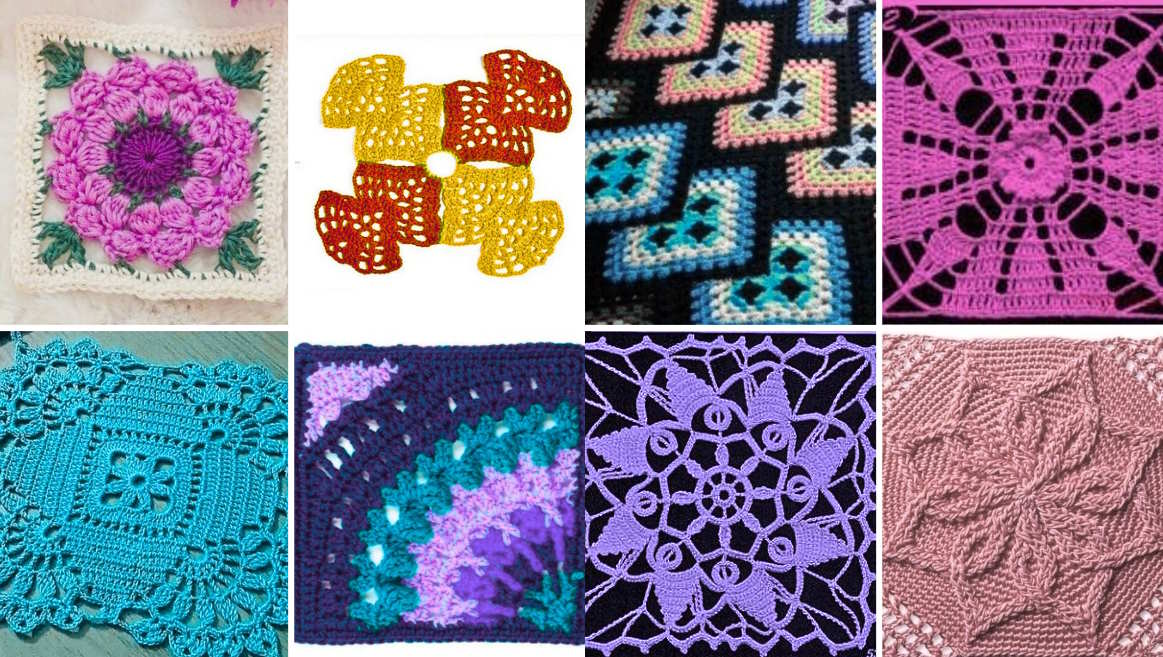 250+ Unusual Granny Square Crochet Patterns FREE – Latest 2025 Designs ...